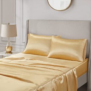 madison park essentials satin luxury wrinkle-free high-luster and silk king gold 2