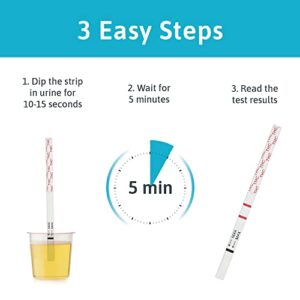 Exploro Highly Sensitive THC Urine Drug Test - When You Flush Your System of Weed and do Detox for Marijuana at Home Drugtest 25 Strips Marijuana, Edibles Testing Kit