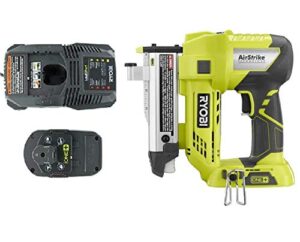 ryobi one+ plus 18 volt air strike 23 gauge 1-3/8" cordless headless pin nailer p318, battery and charger combo kit (bulk packaged)