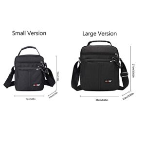 KL928 Men's Messenger Bag - Crossbody Shoulder Bags Travel Bag Man Purse Casual Sling Pack for Work Business