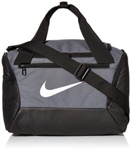 nike brasilia x-small duffel - 9.0, flint grey/black/white