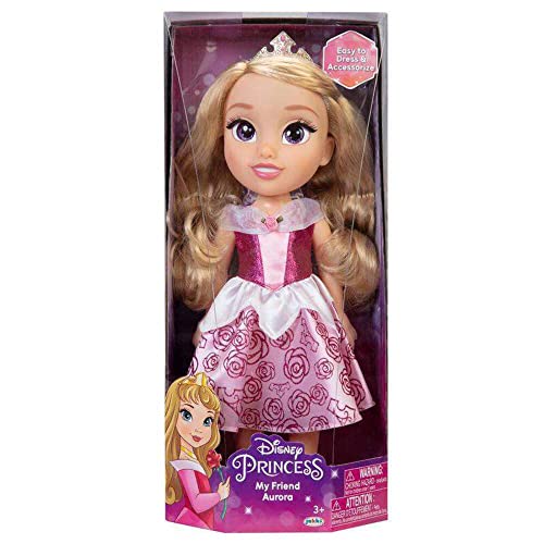 Disney Princess My Friend Aurora Doll 14" Tall Includes Removable Outfit and Tiara