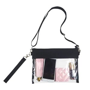 clear crossbody purse bag - pga,ncaa stadium approved clear tote bag