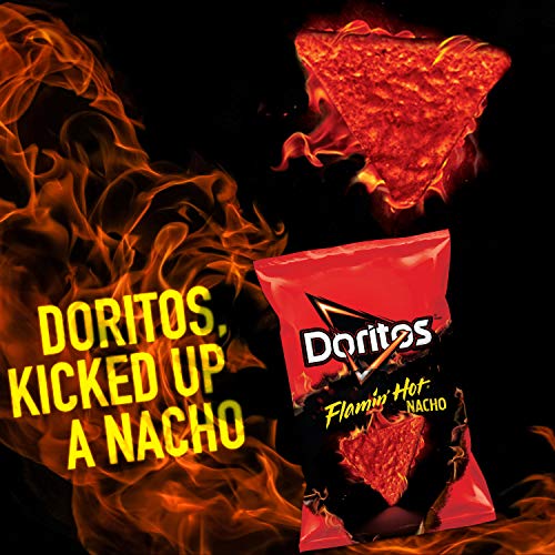 Doritos Flamin' Hot Nacho Flavored Tortilla Chips, 1oz Bags (40 Pack)