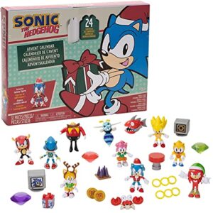 sonic the hedgehog advent calendar - 24 surprises with exclusive collectible 2.5 inch holiday action figures!