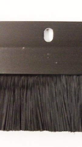 Hager 801s 48" DBA - Dark Bronze Anodized Aluminum Nylon Brush Door Bottom Sill Sweep