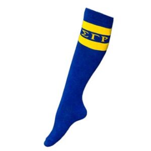 sigma gamma rho knee high socks