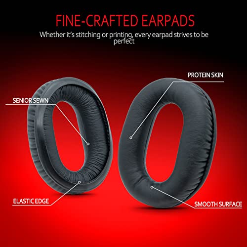 Krone Kalpasmos Replacement Ear Pads for Sony MDR-RF995R, Compatible with Sony WHRF400R WH-RF400R MDR-RF995RK MDR-RF895RK Headphone, Soft Leather Foam Ear Cushions for Sony Headphone