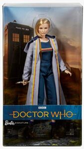 barbie doctor who thirteenth doctor with sonic screwdriver collector doll