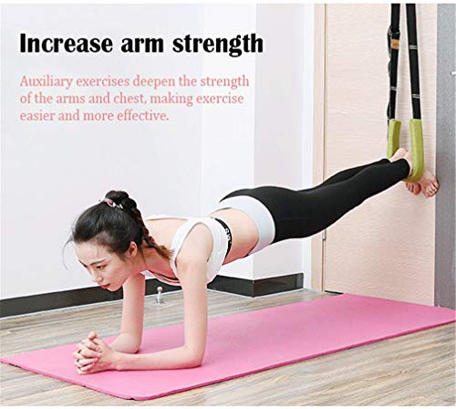 Back bend Assist Trainer - Improve Back and Waist Flexibility, Door Flexibility Stretching Strap, Home equipment for Ballet, Dance, Yoga, Gymnastics, Cheerleading, Splits (rose)