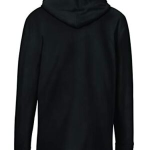 Champion Hoodie, Cotton Mid-Weight Hooded T-Shirt, Comfortable Men's Tee, Black-549921, XX-Large