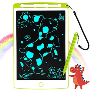 lcd writing tablet for kids, toddler girl boy toys 8.5 inch kids drawing tablet doodle board with lanyard, road trip essentials kids first birthday gifts for girls boys 3 4 5 6 7 8 9 year old