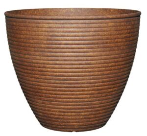 classic home and garden 3/803p/1 premiere collection planter, paragon 12", parchment