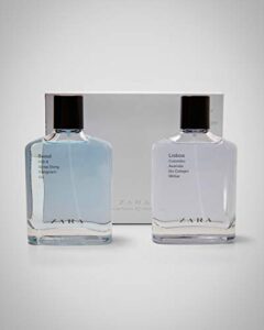 zara seoul/lisboa x2 eau de toilette 3.4 fl. oz.