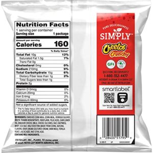 Simply Variety Pack, Cheetos White Cheddar Puffs & Crunchy, 0.875 Ounce (Pack of 36)