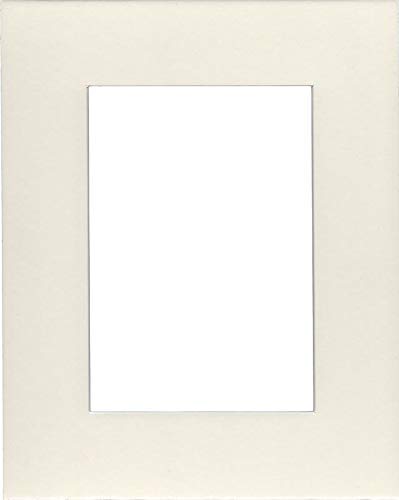 Pack of (2) 20x24 Acid Free White Core Picture Mats Cut for 16x20 Pictures in Cream