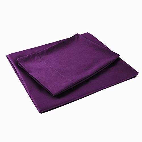 Sfoothome Purple Queen Sheets Set - Hotel Luxury 4-Piece Bed Set, Extra Deep Pocket, 1800 Series Bedding Set, Wrinkle & Fade Resistant, Sheet & Pillow Case Set (Queen, Purple)