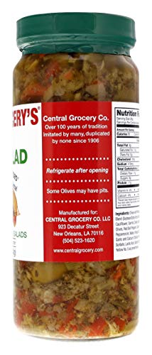 Central Grocery Olive Salad - 16 oz (Pack of 1)