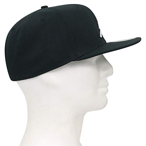 NIKE Men's Standard Jordan PRO Jumpman Snapback, Black/White, One Size