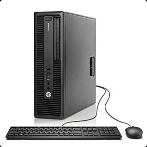 hp elitedesk 800 g2 business class desktop, intel core i5 6500 3.2ghz, 8gb ddr4 ram, 256gb ssd hard drive, windows 10 (renewed)