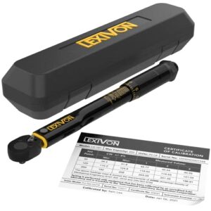 lexivon inch pound torque wrench 1/4-inch drive | 20~200 in-lb/2.26~22.6 nm (lx-181)