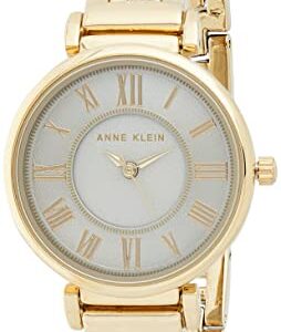 Anne Klein Women's AK/2158GYGB Gold-Tone Bracelet Watch