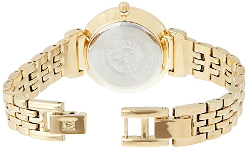 Anne Klein Women's AK/2158GYGB Gold-Tone Bracelet Watch