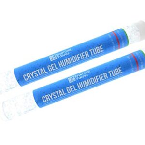 2 Pack Humidor Humidifier Tubes - Keeps Humidity at 70% in Cigar Box with PG Infused Gel, Each Tube Protects up to 25 Cigars - Perfect for Travel Cigar Humidor & Humidifiers by Essential Values