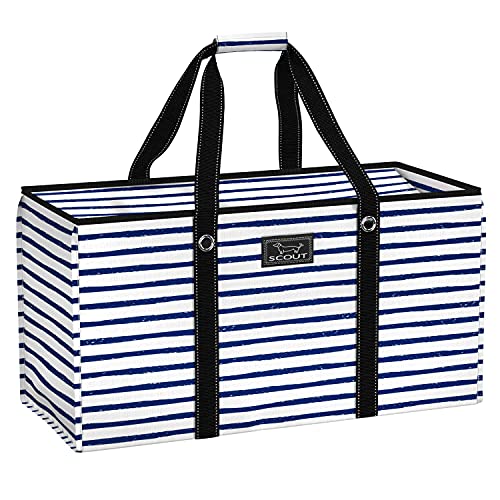 SCOUT Errand Boy - Extra Large Lightweight Utility Tote with Breakaway Zipper - Collapsible Grocery and Market or Beach Tote