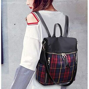 zhongningyifeng Women Backpack Purse Small Waterproof Nylon Rucksack Lightweight Fashion Casual Travel Ladies Shoulder Bag Daypack