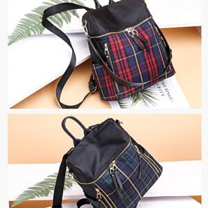 zhongningyifeng Women Backpack Purse Small Waterproof Nylon Rucksack Lightweight Fashion Casual Travel Ladies Shoulder Bag Daypack