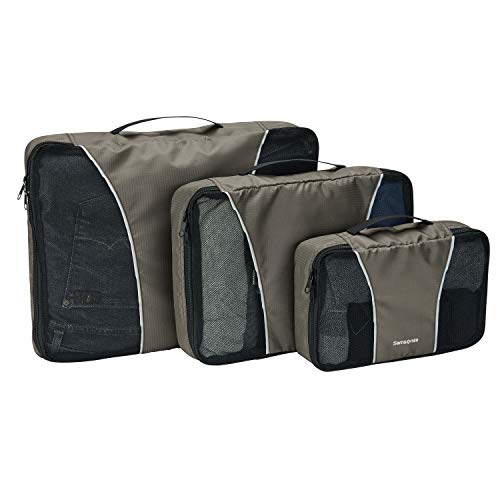 Samsonite 3 Piece Packing Cube Set, Charcoal, One Size