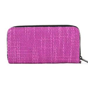 DIME BAGS Wristlet Wallet - RFID-Blocking Carrying Case with Secure Zipper and Wristlet Loop (Magenta)