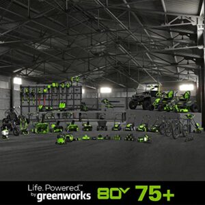 Greenworks 80V (75+ Compatible Tools) 22” Brushless Cordless Snow Blower, 4.0Ah Battery and Charger Included