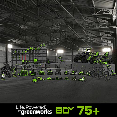 Greenworks 80V (75+ Compatible Tools) 22” Brushless Cordless Snow Blower, 4.0Ah Battery and Charger Included