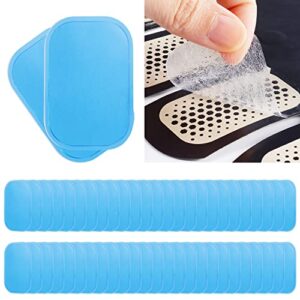 uyghhk 50 pcs/25 pack gel pads for abs stimulator ab trainer replacement gel sheet for ems ab stimulator gel pad for all abdominal belts muscle stimulator ab toner