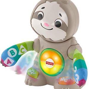 Fisher-Price Linkimals Learning Toy Smooth Moves Sloth With Interactive Music And Lights For Infants And Toddlers