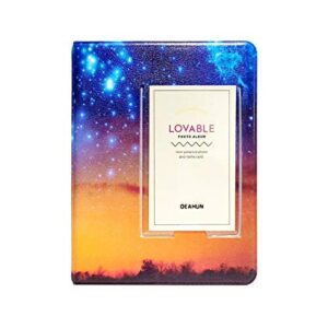 Fancyme 64 Pockets 3 Inch Starry Sky Polaroid Photo Book Album for Fujifilm Instax Mini Films Album Instax Mini 9 8 7s 90 70 25 Name Card Holder