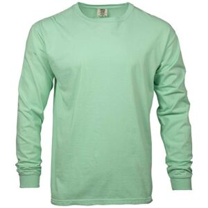 comfort colors adult long sleeve tee, style 6014, island reef, 4x-large