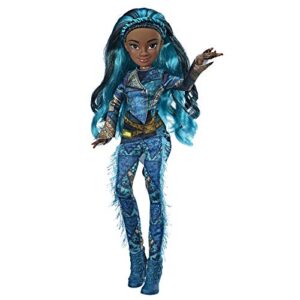 disney descendants uma fashion doll, inspired by descendants 3, brown