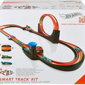 Hot Wheels id Smart Track Measures Speed Counts Laps Uniquely Identifiable Vehicles Ages 8 and Older