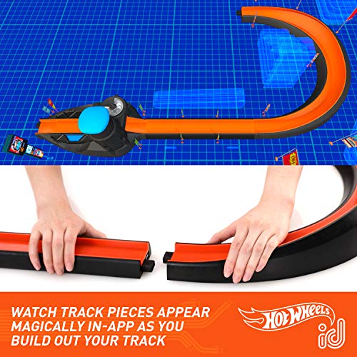 Hot Wheels id Smart Track Measures Speed Counts Laps Uniquely Identifiable Vehicles Ages 8 and Older