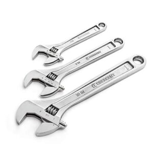 crescent 3 pc. adjustable wrench set 6", 8" & 10" - ac3pc