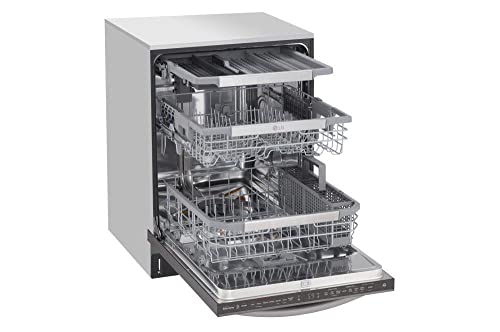 LG LDT7808BD 42dB Black Stainless Top Control Dishwasher