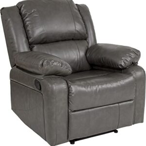 Flash Furniture Harmony Series Gray LeatherSoft Recliner