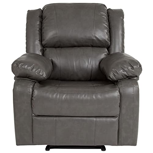 Flash Furniture Harmony Series Gray LeatherSoft Recliner