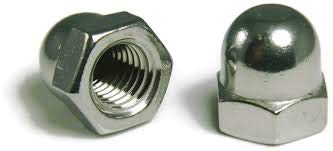 3/8"-24 Acorn Cap Nuts, 18-8 Stainless Steel, Plain Finish, Qty 25 - by Fastener Depot, LLC