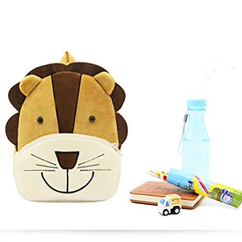 Rekome Cute Animal Backpack, Cartoon Toddler Bag for 3-6 Years Kids, Gift for Kindergarten Kids (Lion)