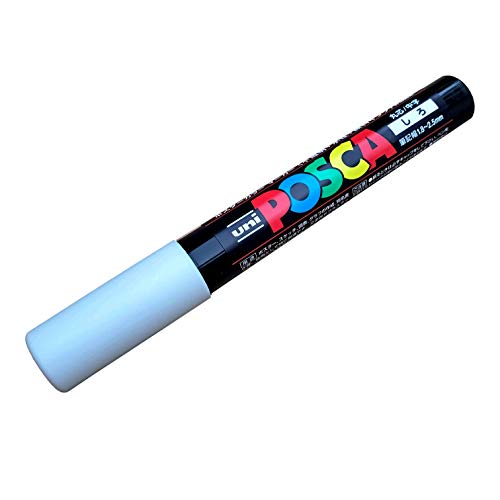 White Posca Water Based, Non Toxic Paint Pen Marker for Marking Queen Bees Safely with a White Dot