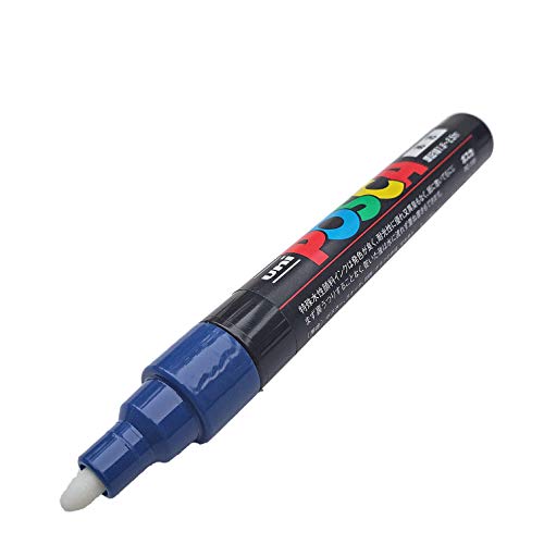 Blue Posca Water Based Paint Pen Markers for Marking Queen Bees Safely with a Blue Dot, Non Toxic, 1 Marker